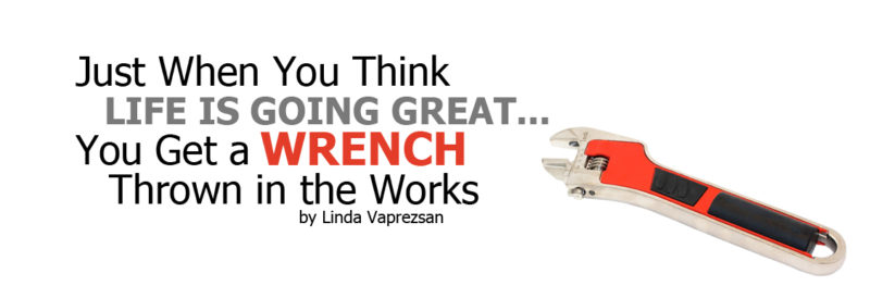 Just When You Think Life is Going Great...You Get a Wrench Thrown in ...